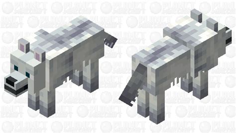 Dire Wolf Minecraft Mob Skin