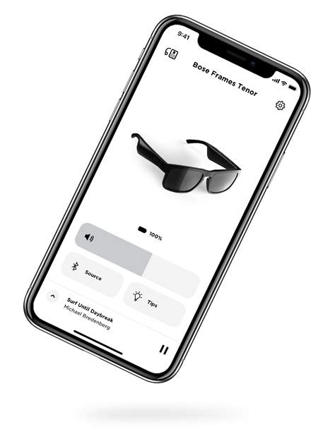 Rectangular Bluetooth Audio Sunglasses Bose