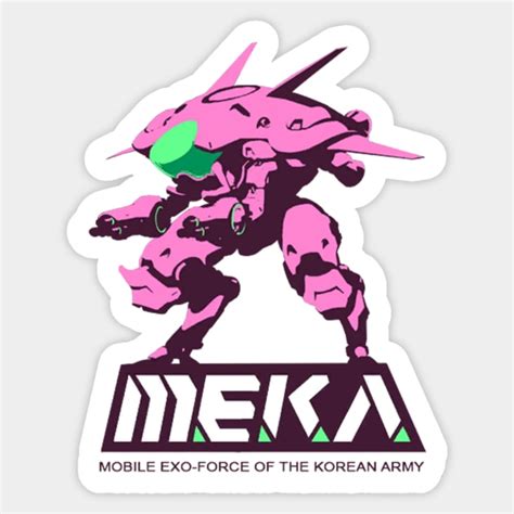 Dva Meka Dva Sticker Teepublic