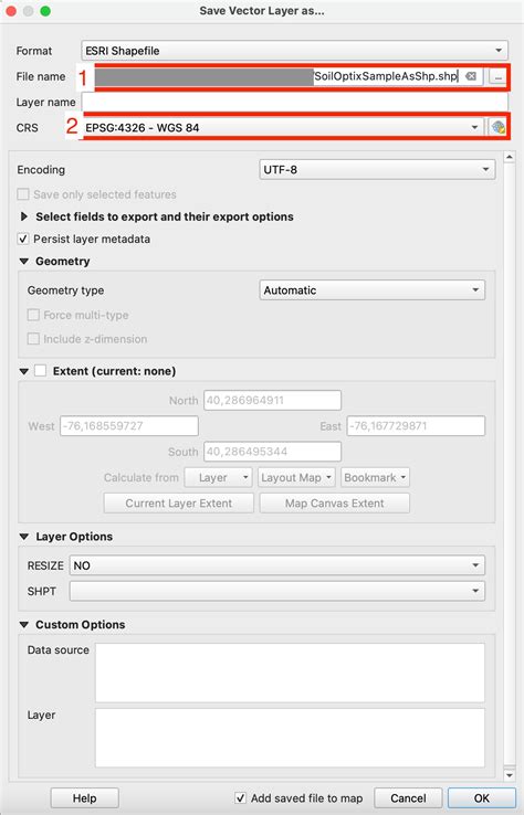 Qgis Convert Csv To Shp Geopard Tutorials Precision Ag Software