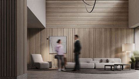 Slatted Acoustic Panel D System Decustik