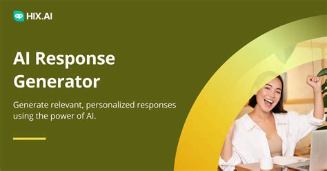 Ai Response Generator Reply Email Text Message For Free Hix Ai