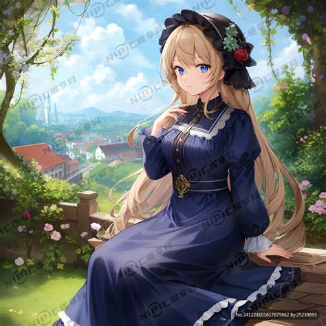 Ai创作图布依族少女 卡通画 昵图网