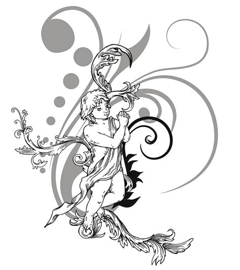 Angel With Floral Vector Eps Ai Uidownload