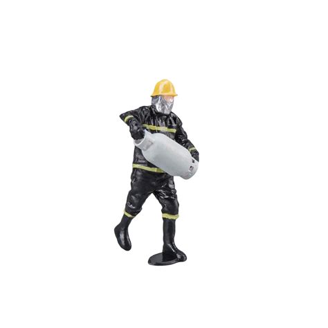 Realistic 132 Scale Models Figurine Mini People Model Fireman Figures