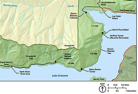 Lake Crescent Spruce Railroad Trail At Olympic National Park Closed For