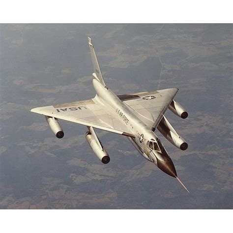 B 58 Hustler Bomber By Convair In Flight 20x30 Inch Glossy Laminated