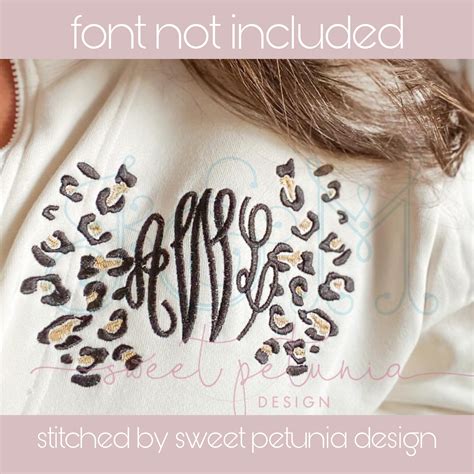 Sewing And Needlecraft Sewing And Fiber Leopard Embroidery Leopard Print