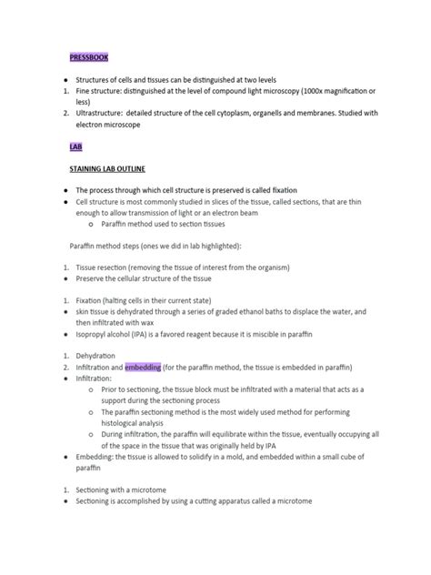 Press Book Pdf Staining Histology