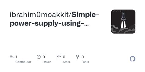 GitHub Ibrahim0moakkit Simple Power Supply Using Kicad
