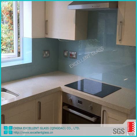 4mm 5mm Tempered Glass Splashbacks For Kitchen Clear Tempered Shower