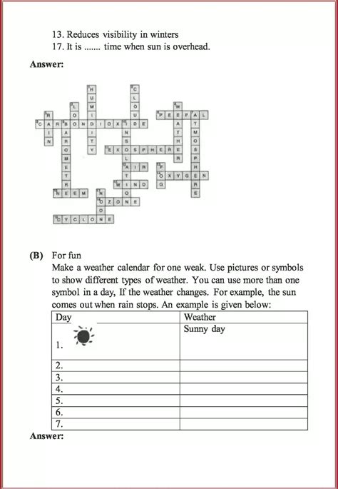 Class 7 Social Science Our Environment Chapter 4 Air Solution