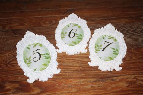 Vintage Style Table Numbers For Rent Elegant Event Decor Malta Dandd