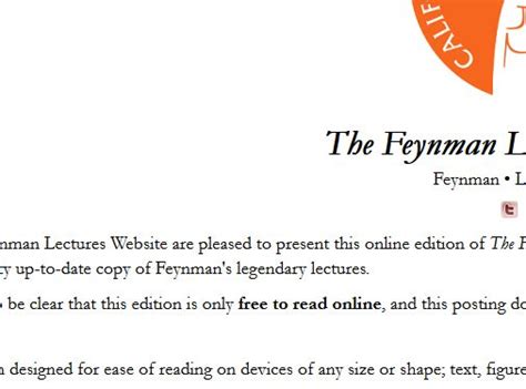 The Feynman Lectures On Physics