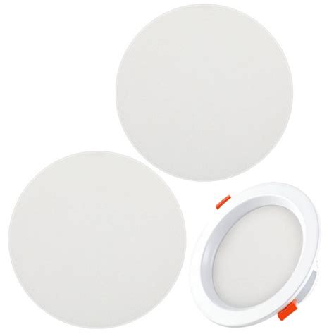2 Pcs Ceiling Light Diffuser Cover Round Lamp Anti Dazzling Lampshade