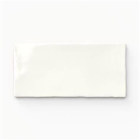 Mikayla 25x5 Glossy Ceramic Tile In Eggshell