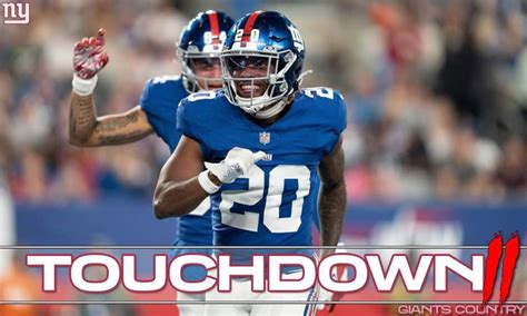 Eric Gray Stealing Show With 2 Touchdowns For Giants Watch