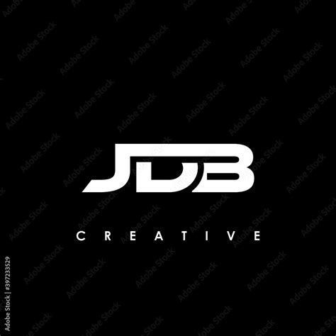 Jdb Letter Initial Logo Design Template Vector Illustration Stock Vector Adobe Stock
