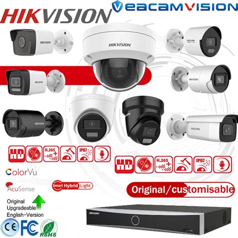 Original Hikvision Cctv Camera For Mini Bullet Turret Colorvu 2 8mp Ip