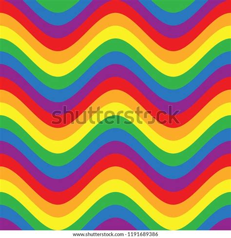 Rainbow Pride Flag Texture Background Seamless Stock Vector Royalty