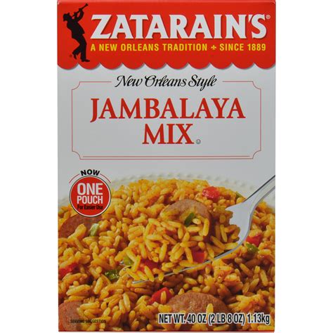 Zatarains Creole New Orleans Jambalaya Mix 40 Oz Perfect Side Or