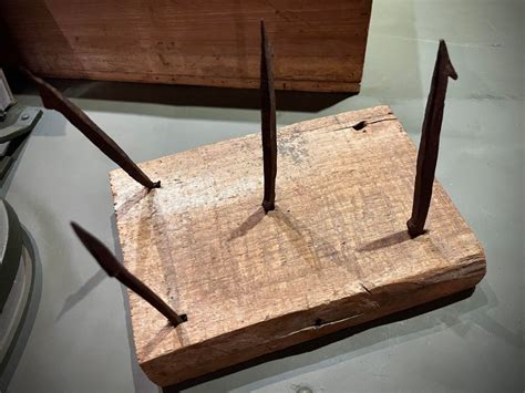 Viet Cong Spike Board Booby Trap