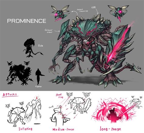 Found A Neat Concept Art For An Infested Boss Warframe Monster
