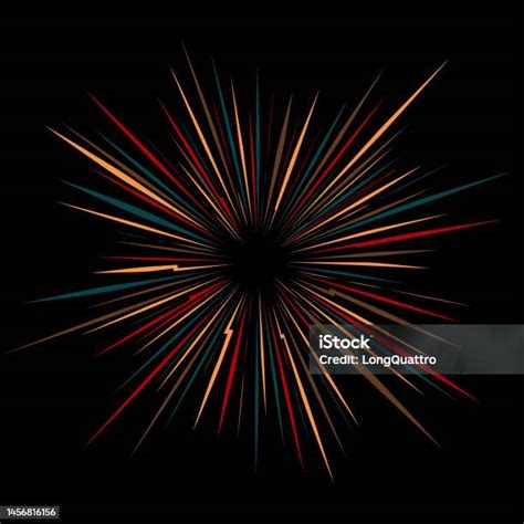 Abstract Explosion Circle Background Stock Illustration Download