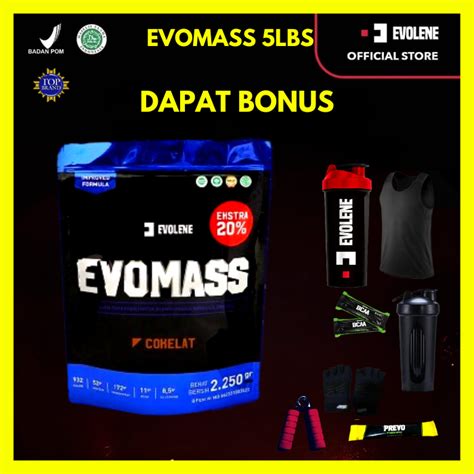 Jual Evomass 5 Lbs Evolene Mass Gainer Evomass Halal Bpom Evo Original Gainer Mass 225 Kg Susu