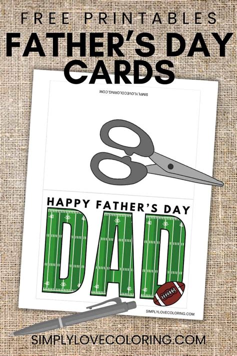 Printable Fathers Day Cards Free Pdf Downloads Simply Love Coloring