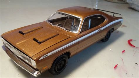 1971 Plymouth Duster 340 Plastic Model Car Kit 125 Scale