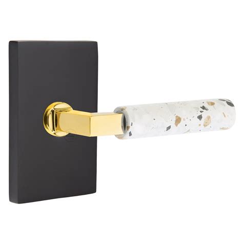 Select Levers Collection Single Dummy Modern Rectangular Rosette In