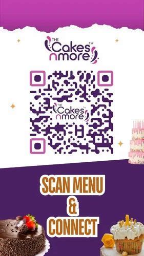 Qr Code Cake Shop Menu Showcase Menu Cakes And Orders As A Mini Website