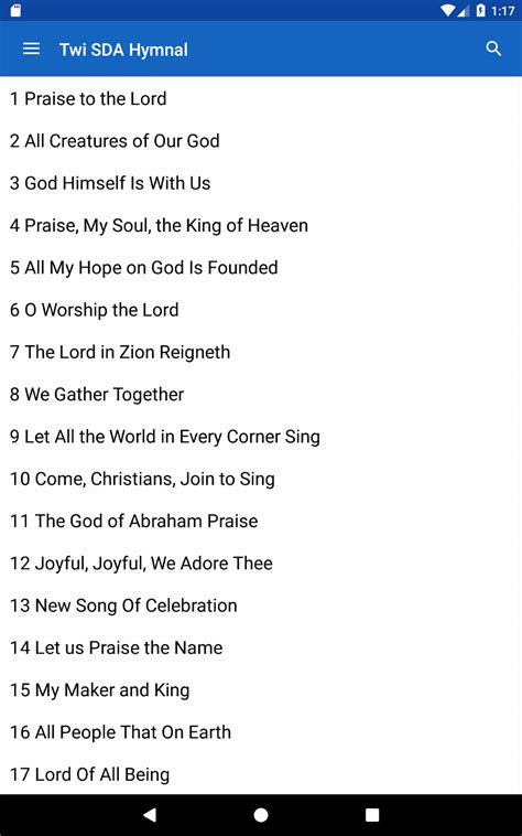 Twi Sda Hymnal For Android Download