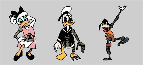 2017 Versions Of Animatronics From Epic Mickey By Mojo1985 On Deviantart