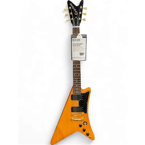 Used Epiphone Moderne Natural Solid Body Electric Guitar Natural