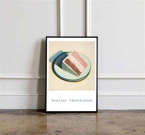 Wayne Thiebaud Digital Print Download Cakes Print Printable Wall Art Downloadable Wall Art