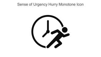 Sense Of Urgency Hurry Monotone Icon In Powerpoint Pptx Png And