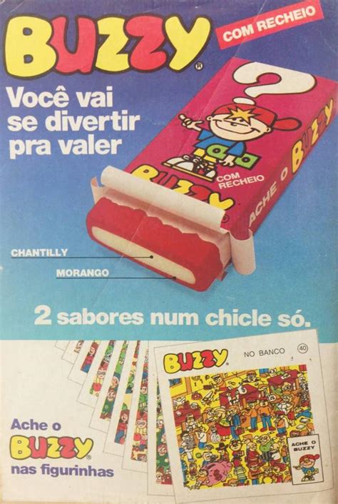 Chiclete Buzzy Anos 90 Você Se Lembra