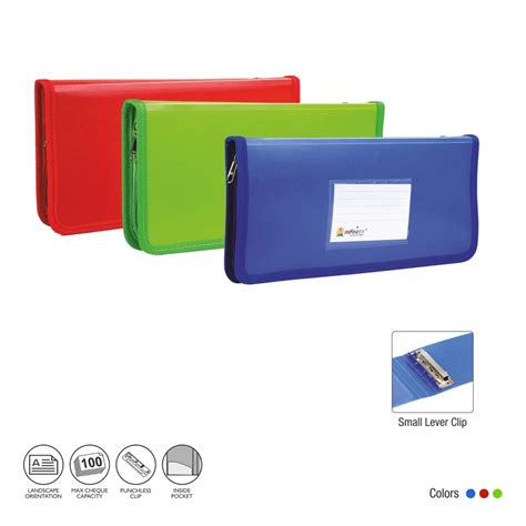 Infinity Cheque Book Cover With Zipper At Rs 64piece File Folder In