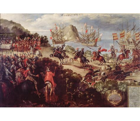 Llegada De Cortes A Veracruz Desembarco De Hernan Cortes 1519 Gonkws