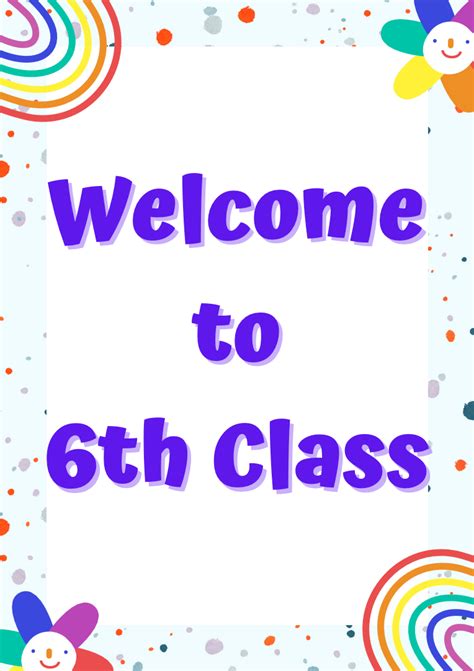 Mash 1st 2nd Class Welcome To Classroom Door Signs