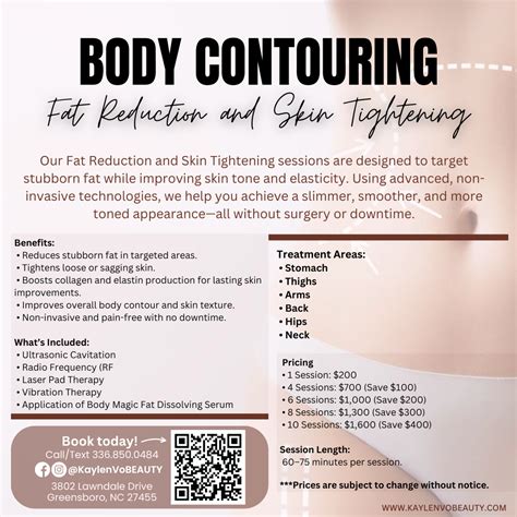 Body Contouring Fat Reduction And Skin Tightening Treatment Kaylen