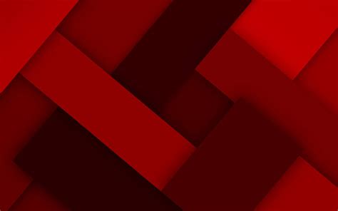 Download Red Rectangular Material Design Wallpaper