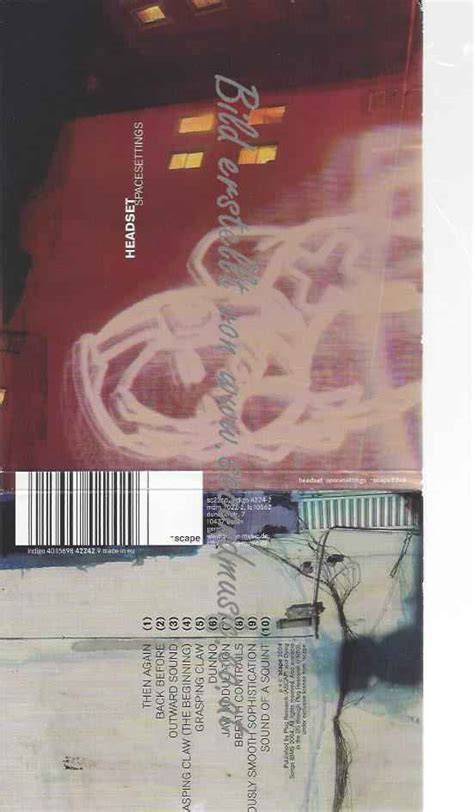 Cd Headset Space Settings Secondmusic