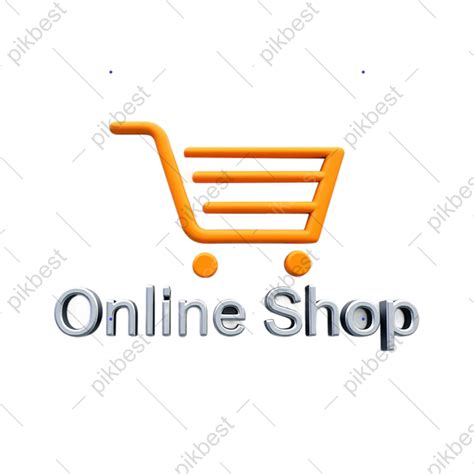 Creative E Commerce Logo With Shopping Cart And Modern Look Backgrounds