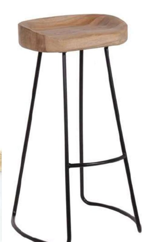 Classy Wooden Bar Stool Rural Handmade Redefine Supply To Build