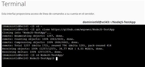 cómo utilizar node js en tu propio servidor cpanel nodejs manager