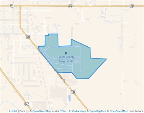 Preble County Fairgrounds In Eaton Map And Routes