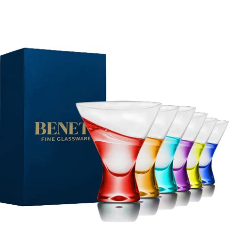 Cheers To Life In Color Sipping On Colored Martini Glasses